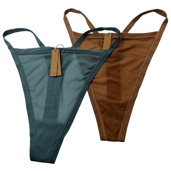 SKIMS | Intimates & Sleepwear | Skims Summer Mesh String Thong Lot Of 2 ...